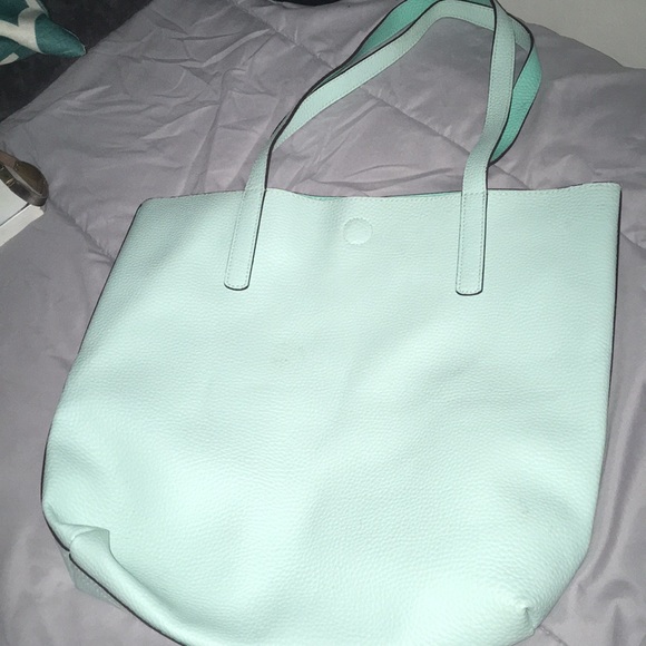 Bags | Light Teal Tote Bag | Poshmark